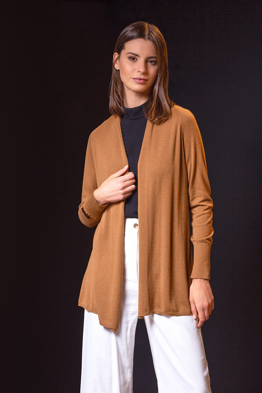 Cárdigan Kaysa De Vicuña Color Vicuna