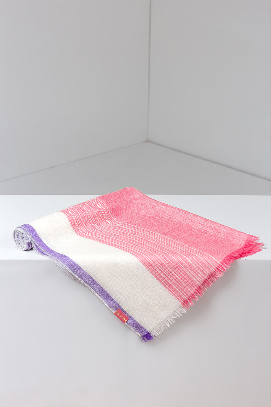 Estola Ufana De Baby Alpaca Color Fucsia